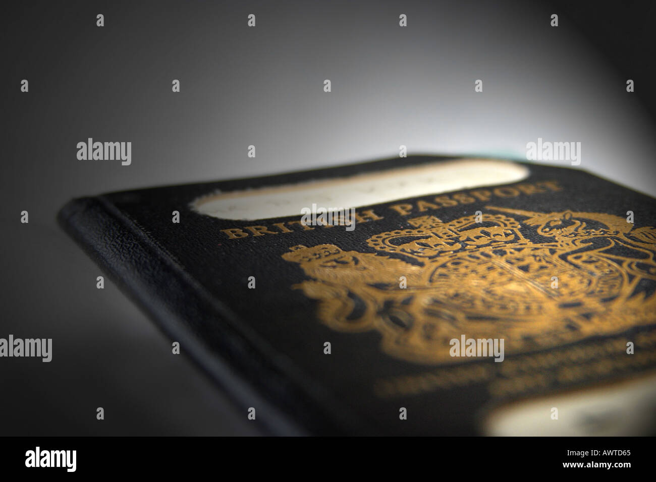 Old style passport Stock Photo - Alamy