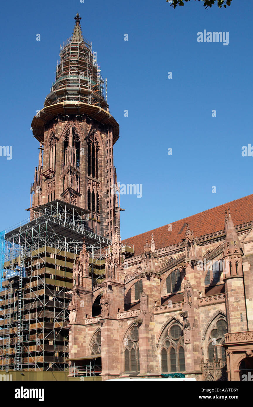 Cathedral of Freiburg Stock Photo - Alamy