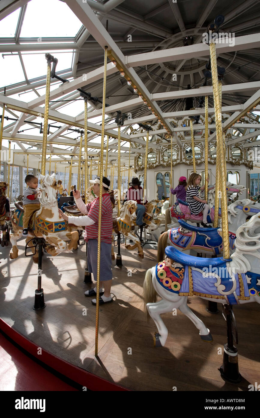 Carousel at Zeum, San Francisco, CA Stock Photo - Alamy