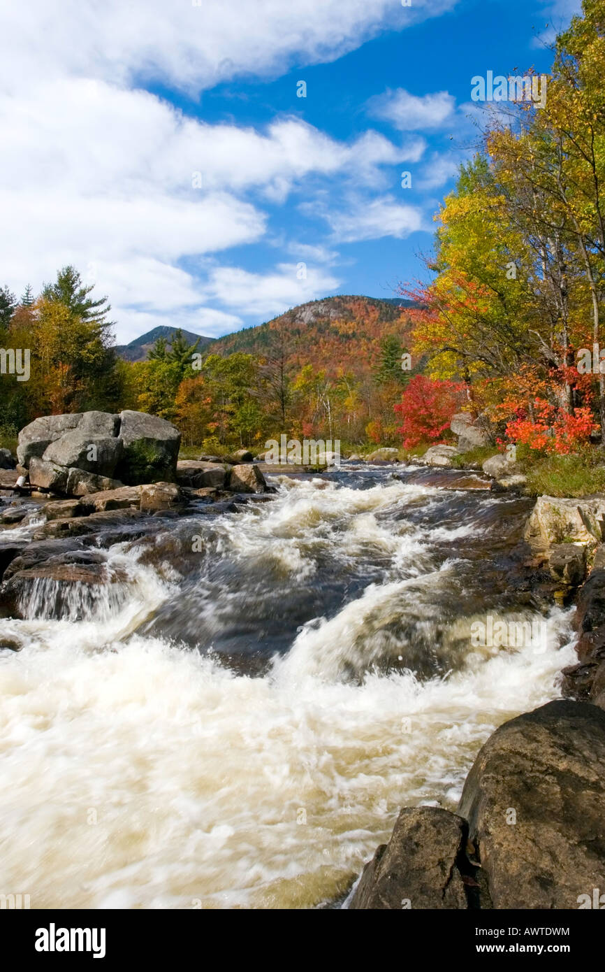 Flume Falls, Adirondack Mountains, New York, United States Stock Photo ...
