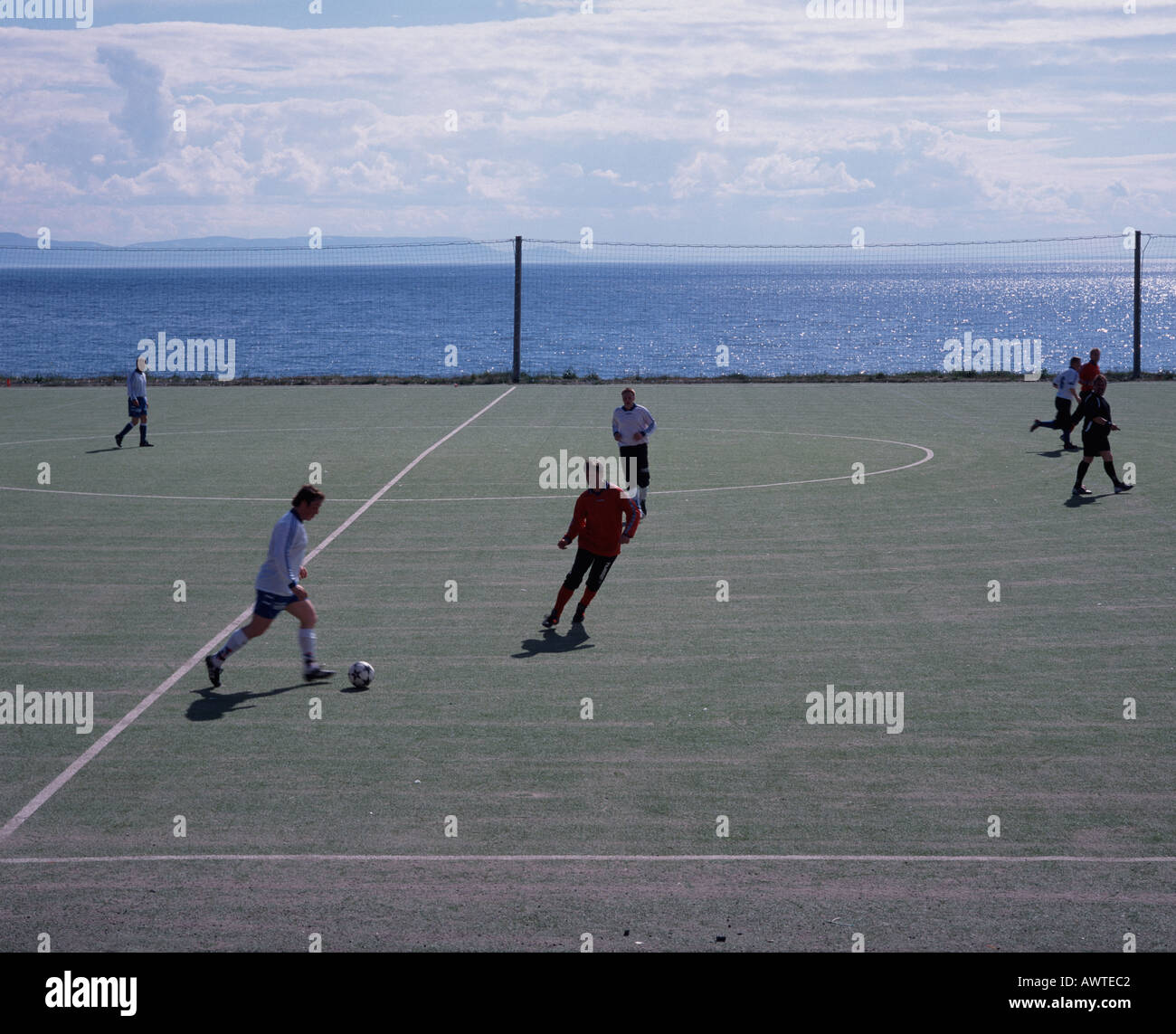 Scandinavian football pitch hi-res stock photography and images - Alamy