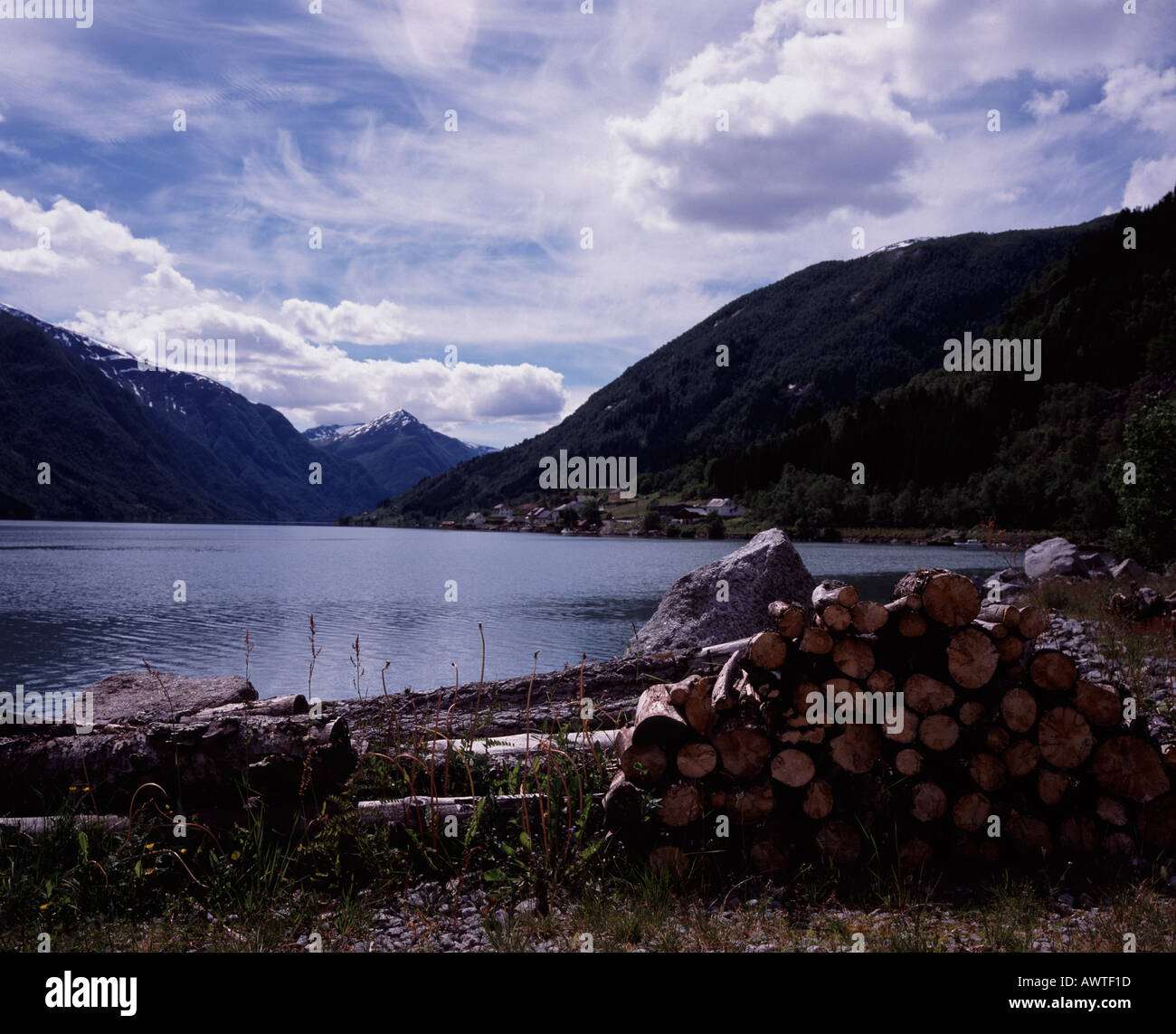 Norwegian firewood hi-res stock photography and images - Alamy