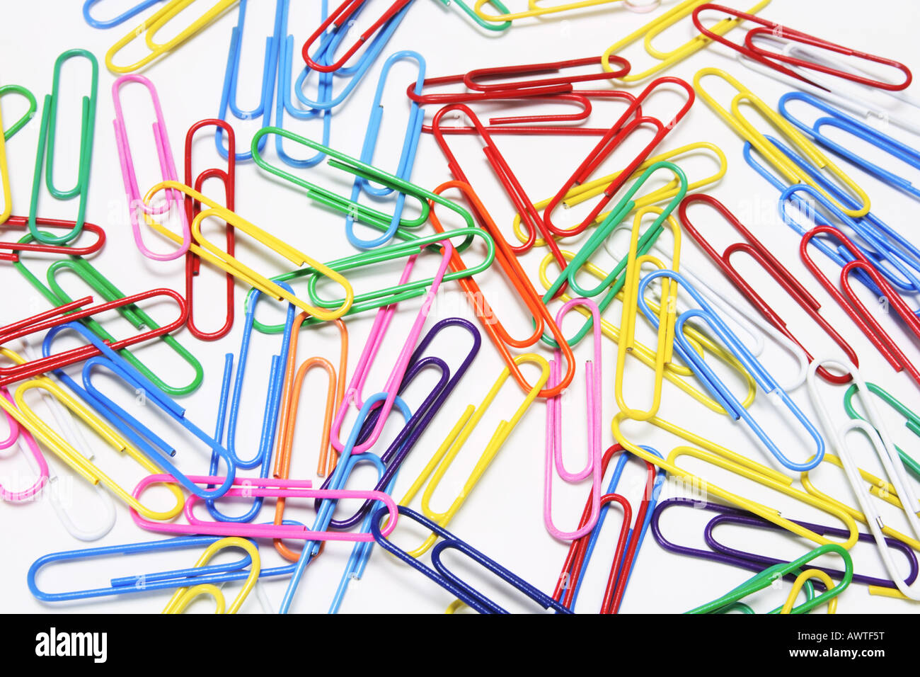 Vinyl Paper Clips Stock Photo - Alamy