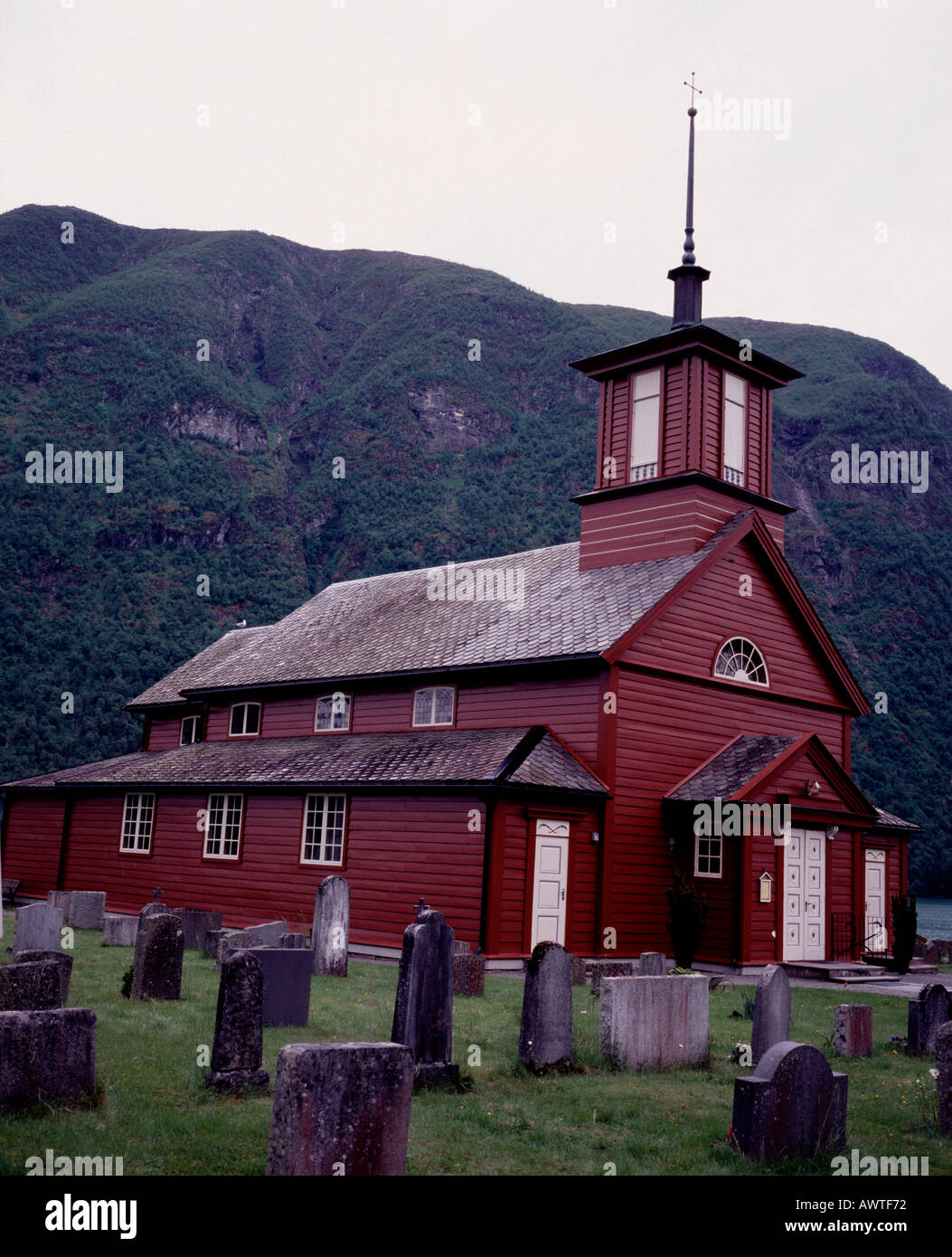 Fjaerland church hi-res stock photography and images - Alamy