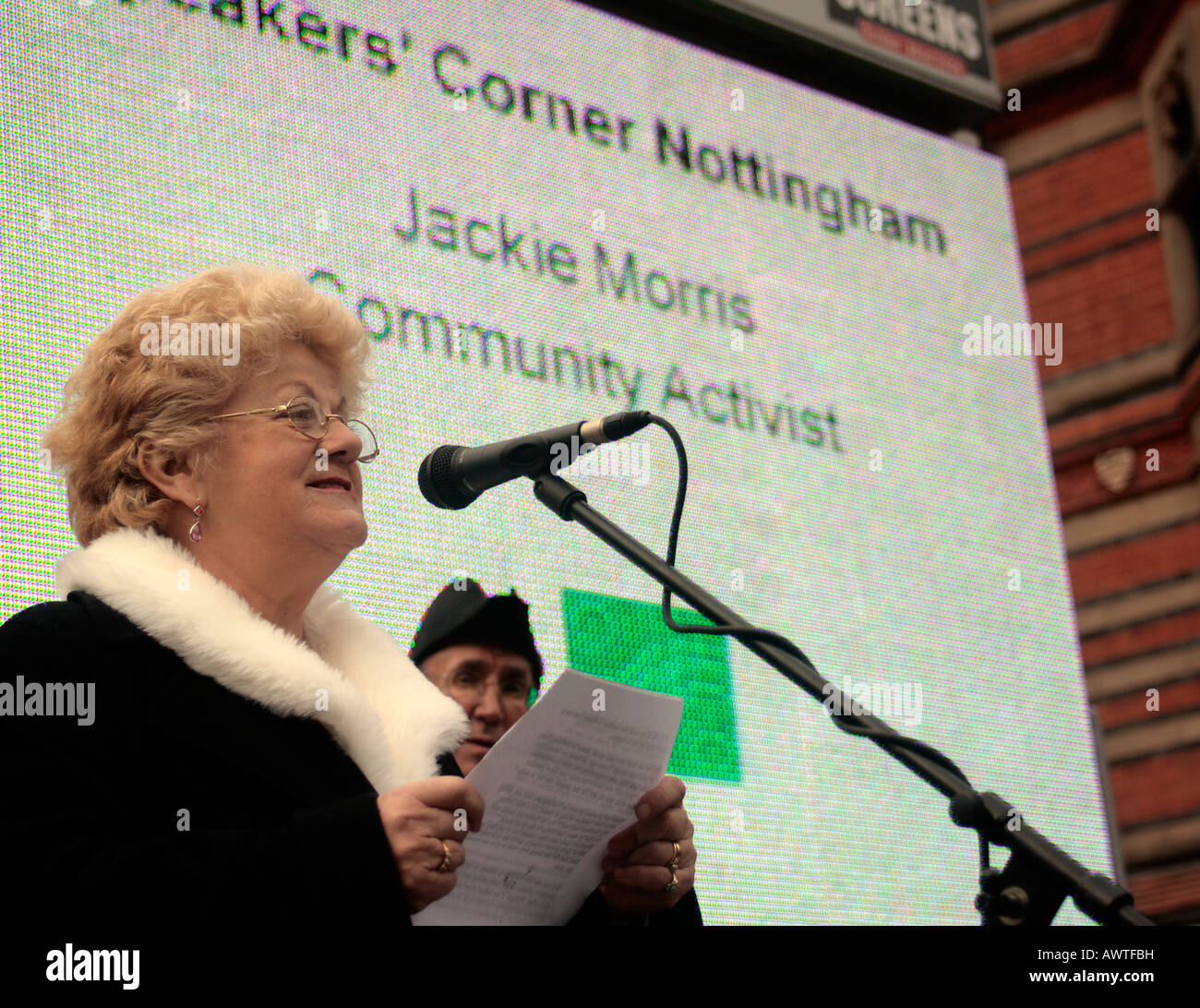 Community Activist Jackie Morris from Bullwell in Nottingham 22nd ...