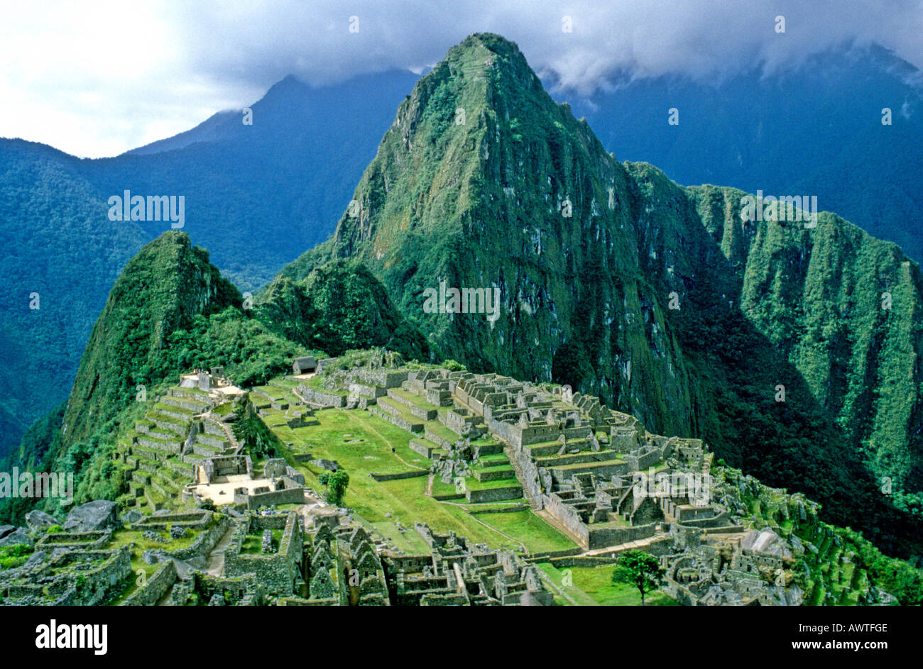 World Heritage Site of Ruins of ancient Inca Civilization Stock Photo ...