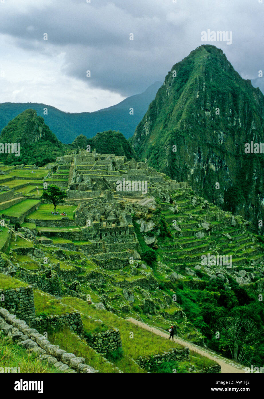 World Heritage Site of Ruins of ancient Inca Civilization Stock Photo ...