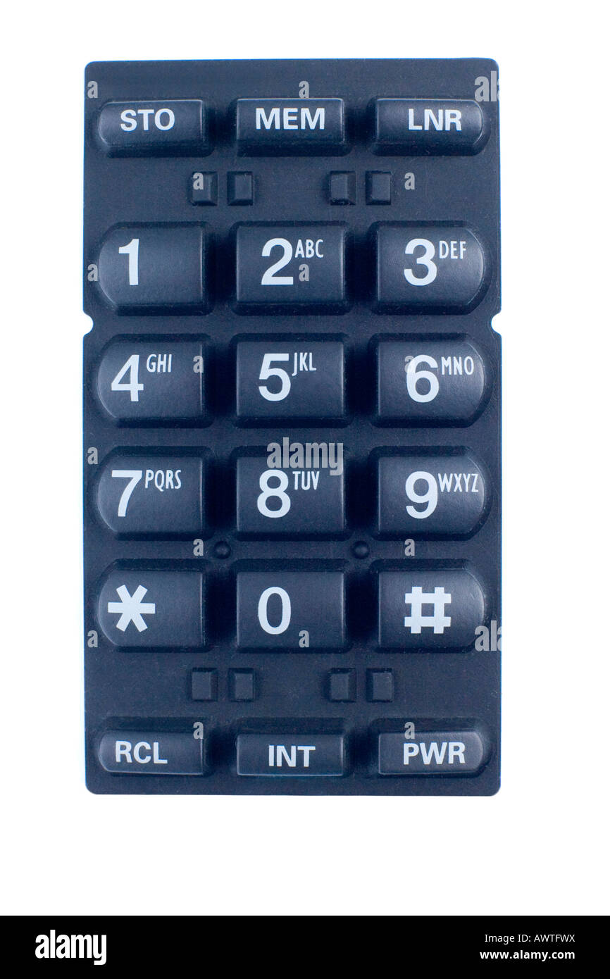 Phone keypad hi-res stock photography and images - Alamy