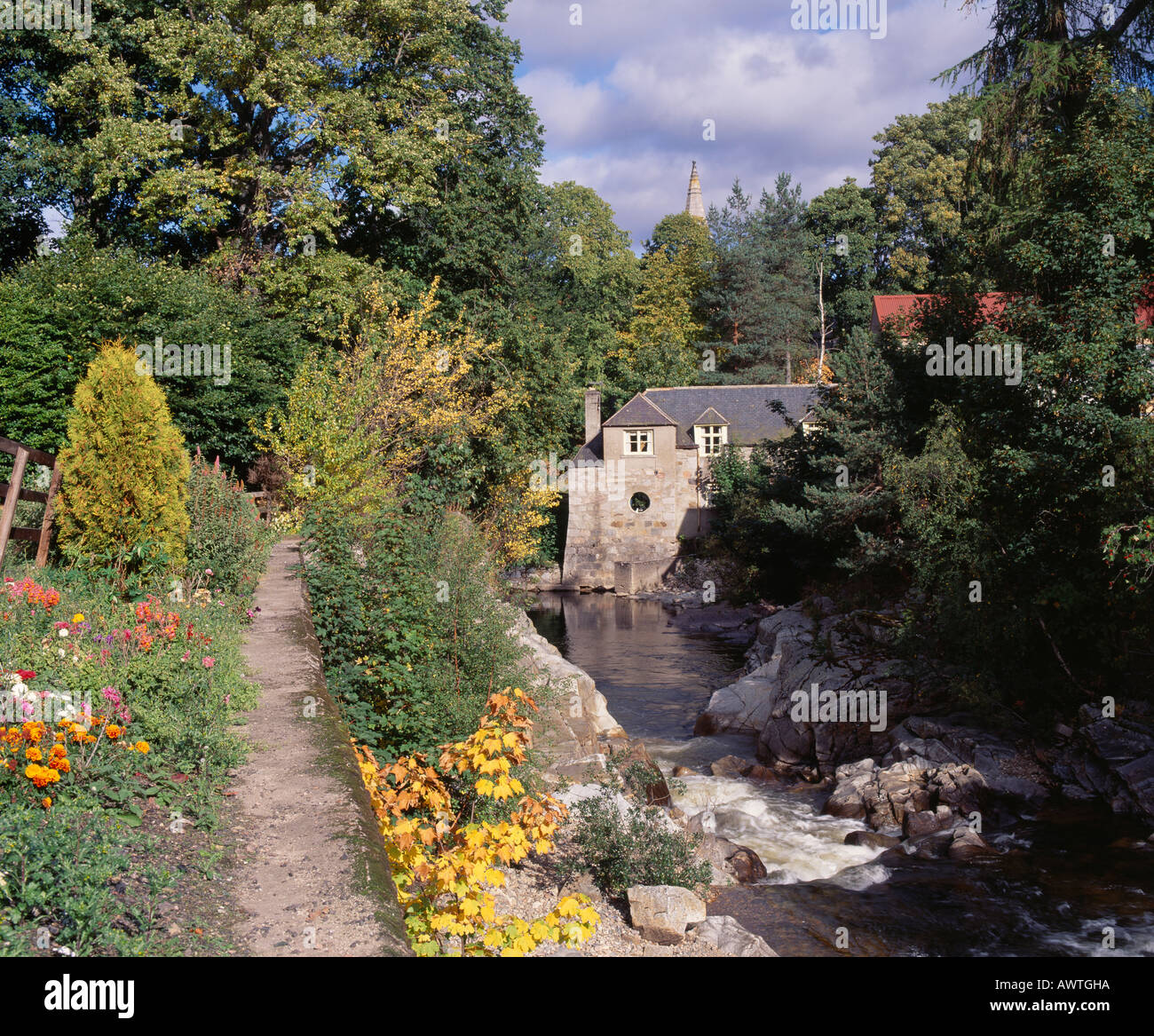 The Clunie Water in Braemar, Aberdeenshire, Scotland, UK Stock Photo ...