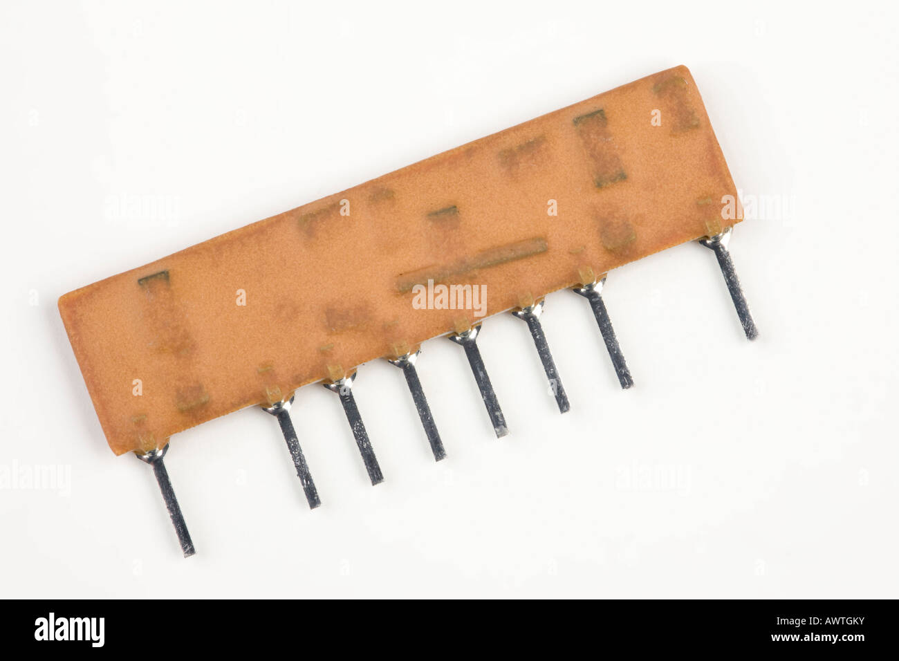 hybrid micro circuit built on ceramic substrate Stock Photo - Alamy