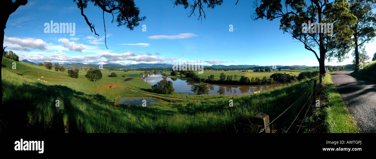 Tweed River Scenic Panorama Stock Photo - Alamy