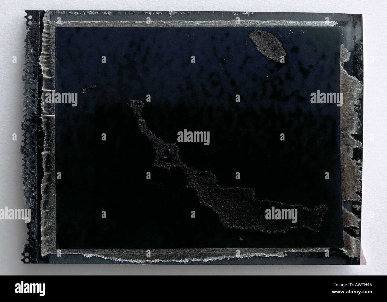 Polaroid negative paper Stock Photo - Alamy