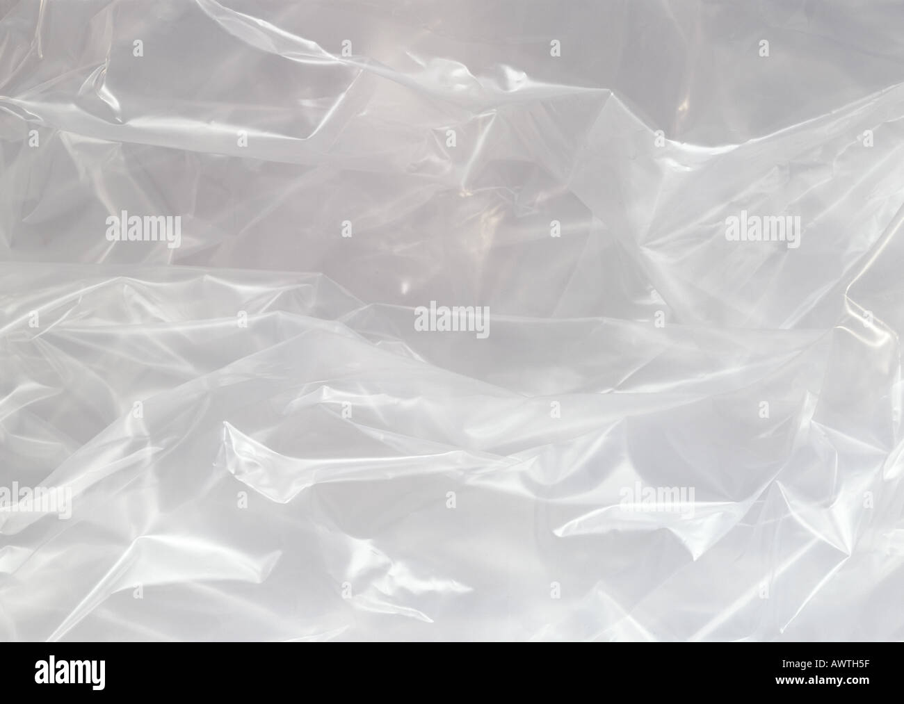 Wrinkled plastic wrap, extreme close-up Stock Photo - Alamy