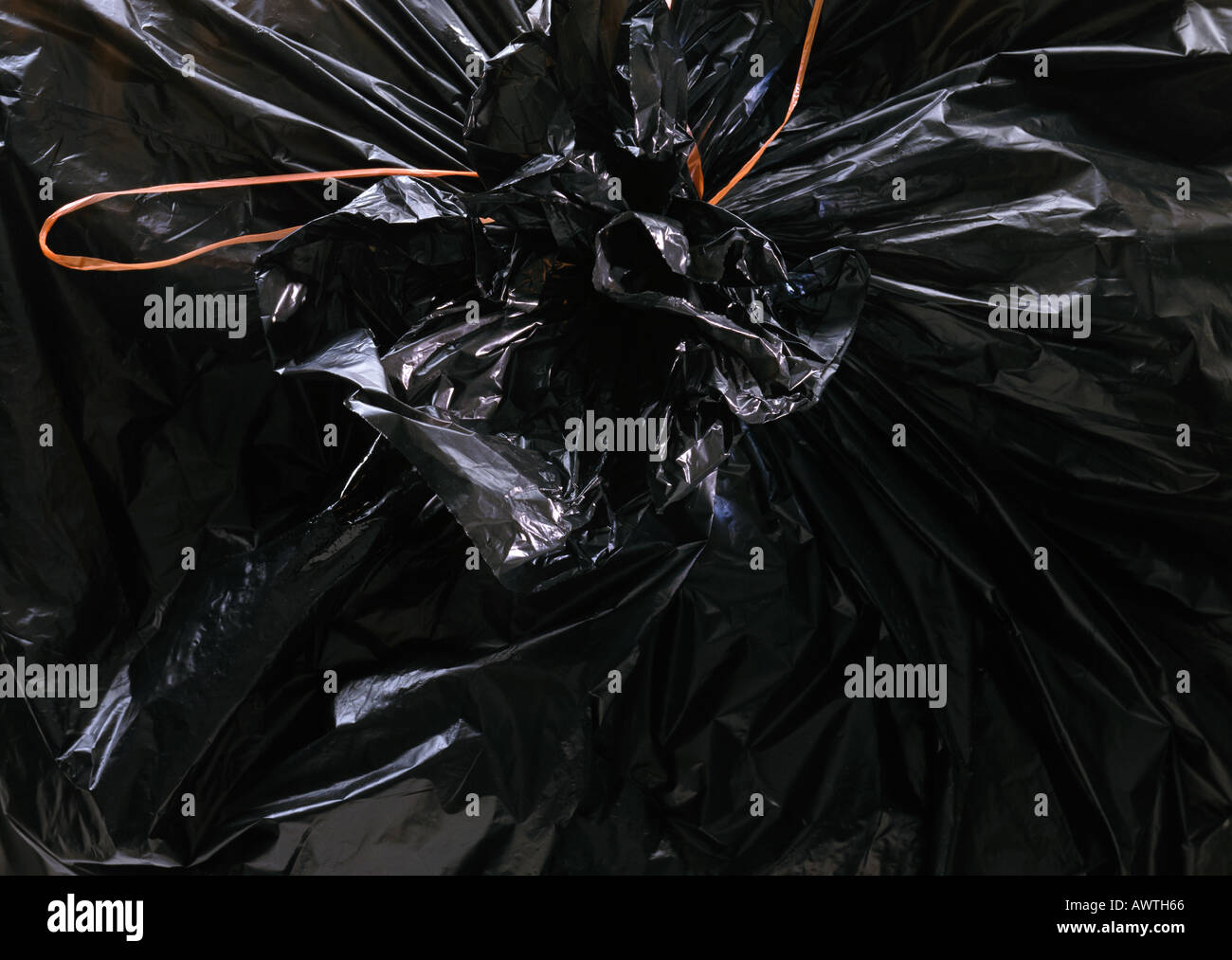 Garbage bag, extreme close-up Stock Photo - Alamy