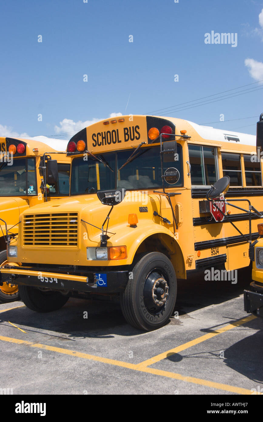 Waiting for a school bus hi-res stock photography and images - Alamy