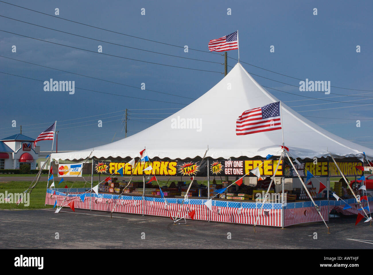 Vendors in temporary tents sell fireworks for special holidays and ...