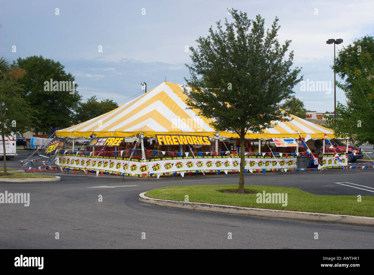 Vendors in temporary tents sell fireworks for special holidays and ...