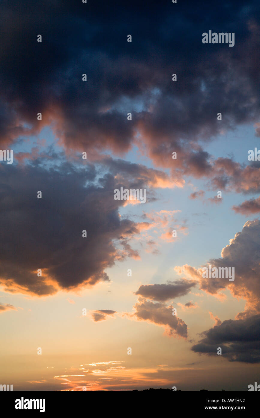 Dramatic sky with dark storm clouds Stock Photo - Alamy