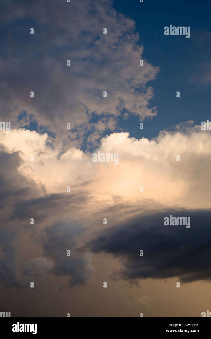 Dramatic sky with dark storm clouds Stock Photo - Alamy