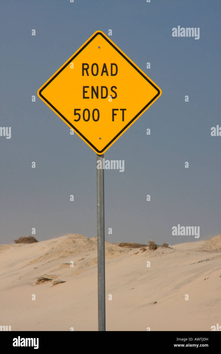 Road Ends Sign Stock Photos & Road Ends Sign Stock Images - Alamy