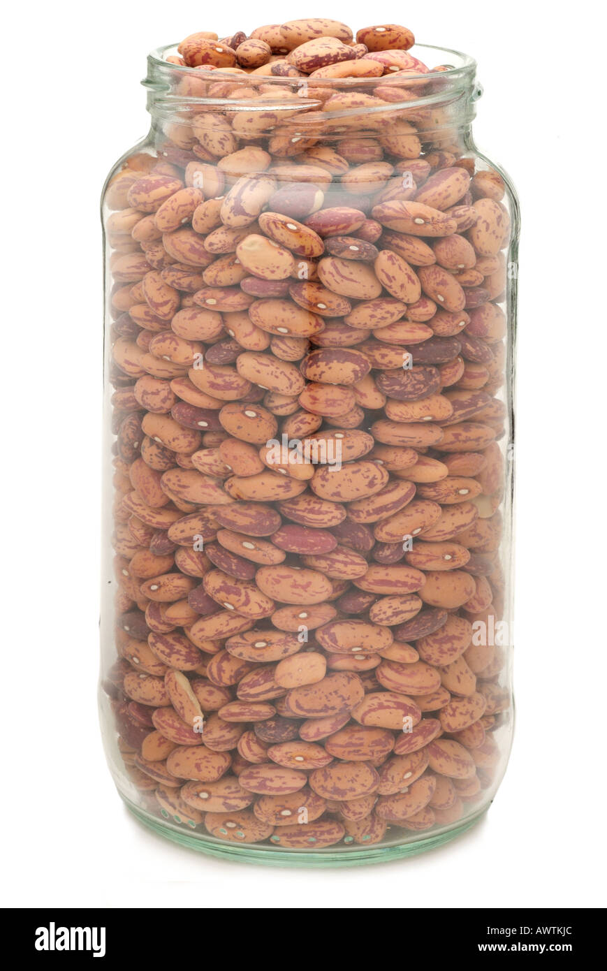 Red pinto bean legume pulse glass jar contained container Turkish ...