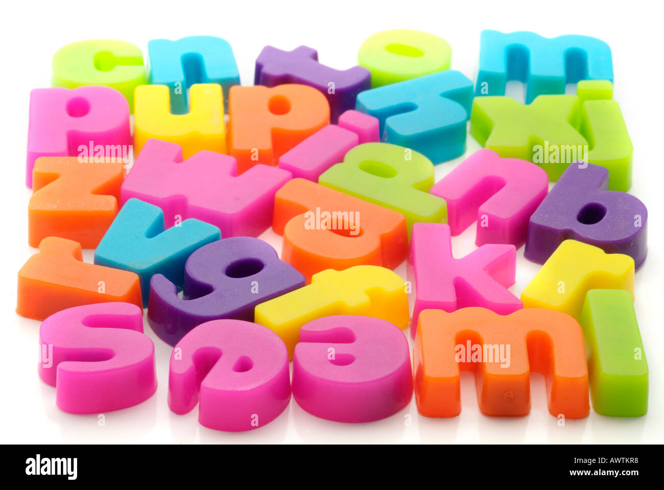 Plastic alphabet alphabetical letter character 3d dimension three child ...