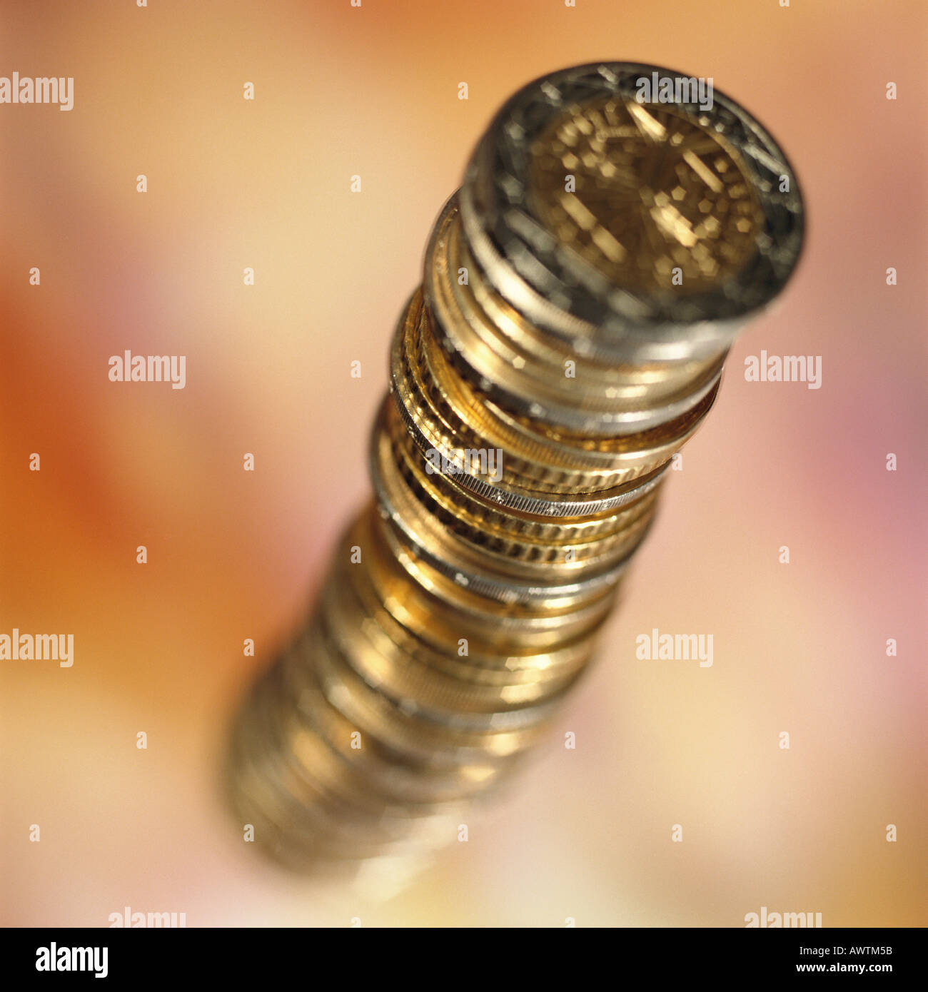 Stack of coins Stock Photo - Alamy
