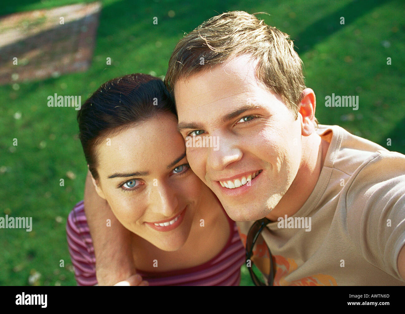 Woman arm around mans shoulder hi-res stock photography and images - Alamy
