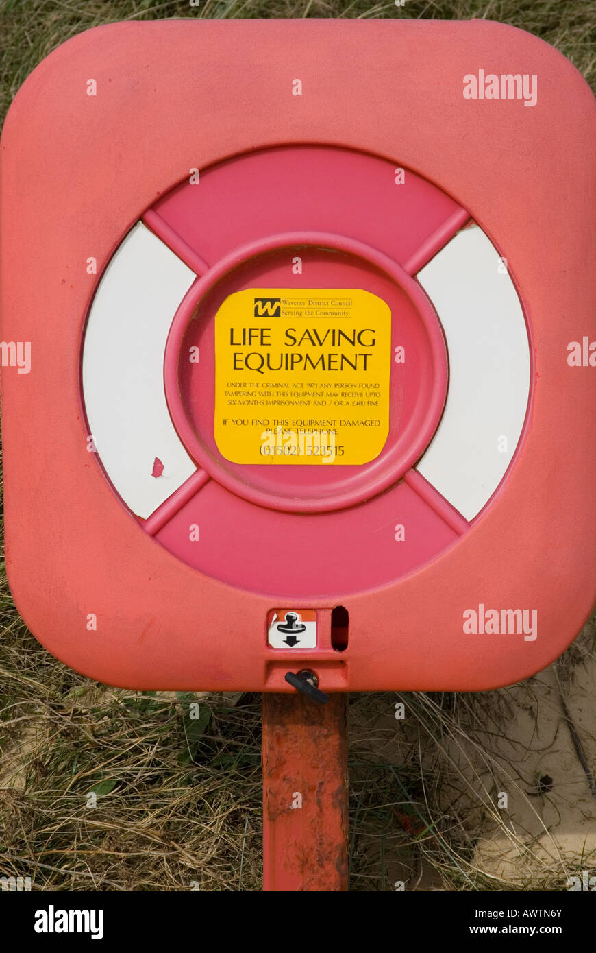 Life Saving equipment Stock Photo - Alamy