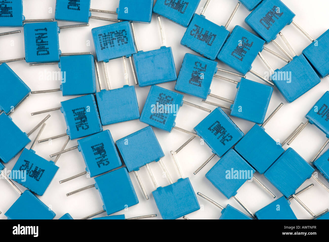 polyester film capacitors Stock Photo - Alamy