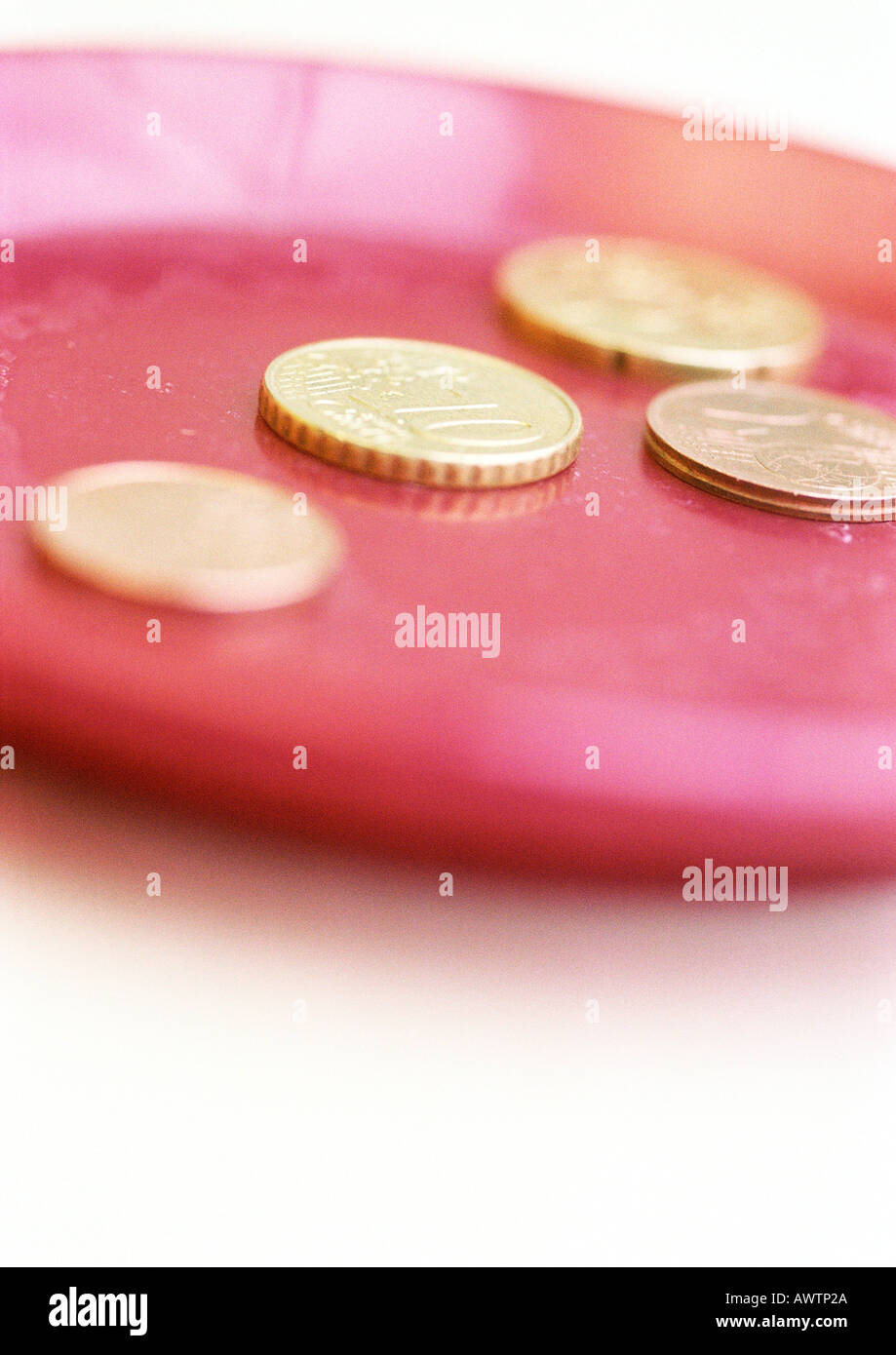 Four euro coins close hi-res stock photography and images - Alamy