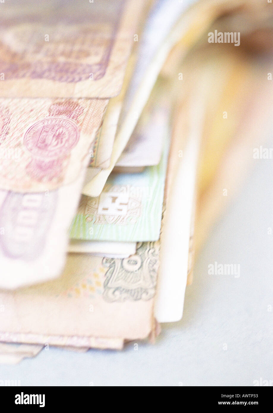 Worldwide paper currencies hi-res stock photography and images - Alamy