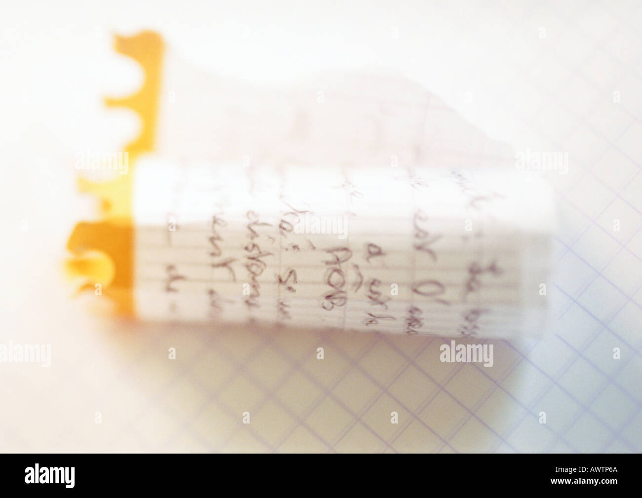 Torn page from school notebook, close-up Stock Photo - Alamy