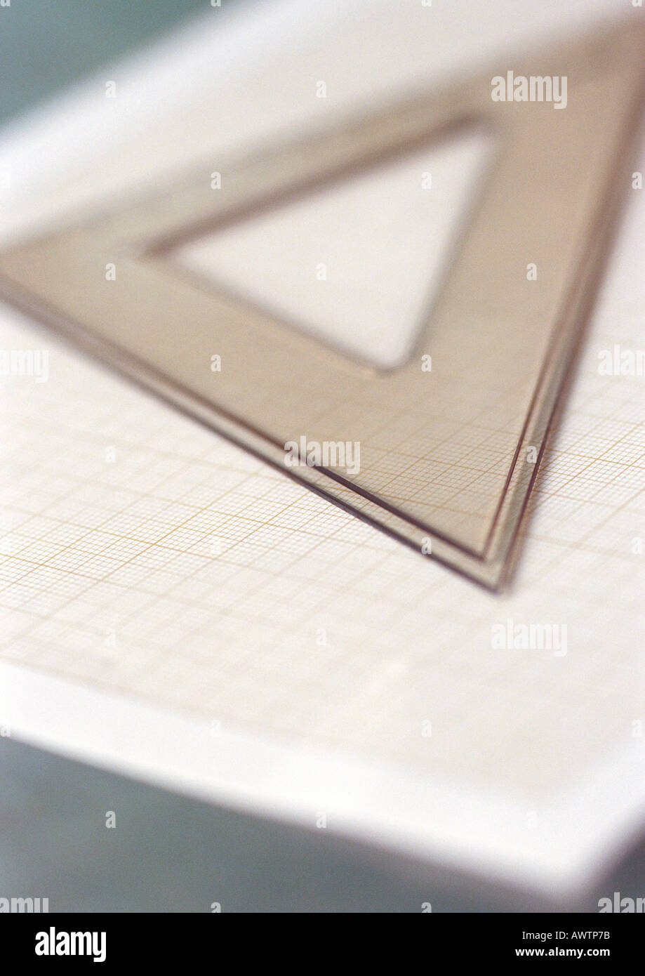 Two plastic triangles hi-res stock photography and images - Alamy