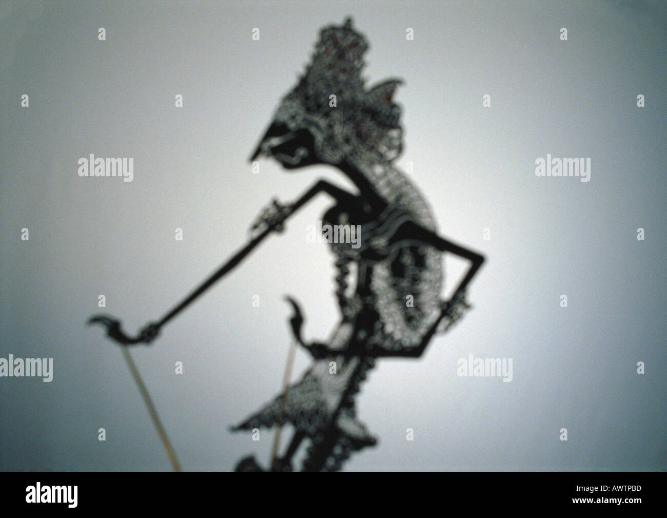 Traditional Indonesian shadow puppet Stock Photo - Alamy