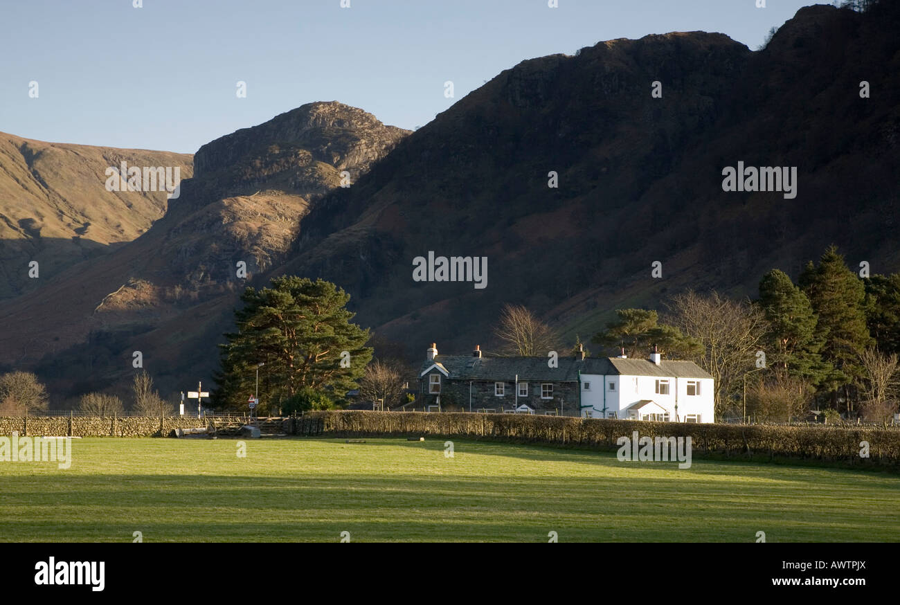 Longthwaite in the Shadows of High Knott and Eagle Crag Borrowdale ...