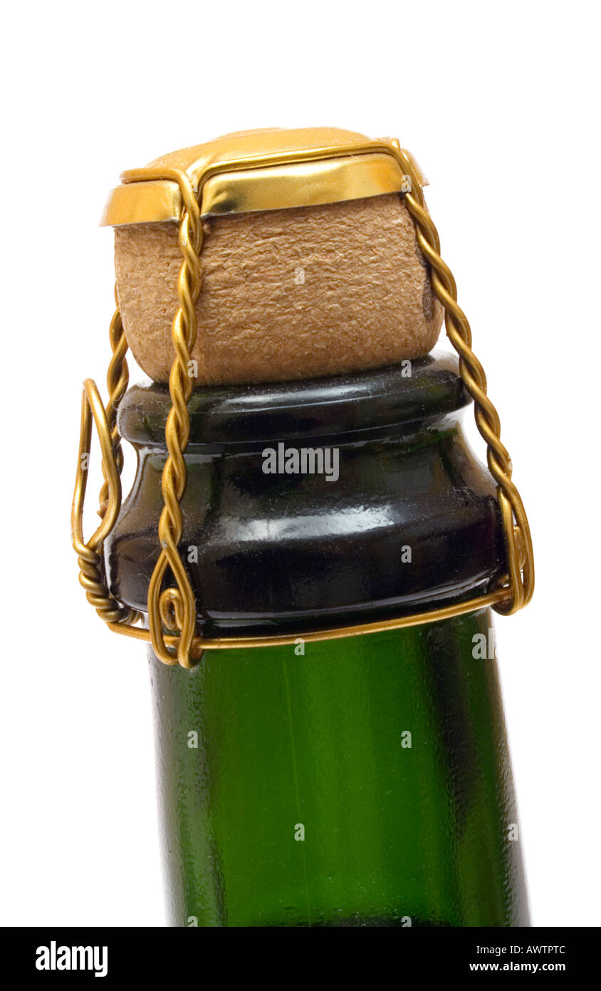 Champagne Bottle Neck Stock Photo - Alamy