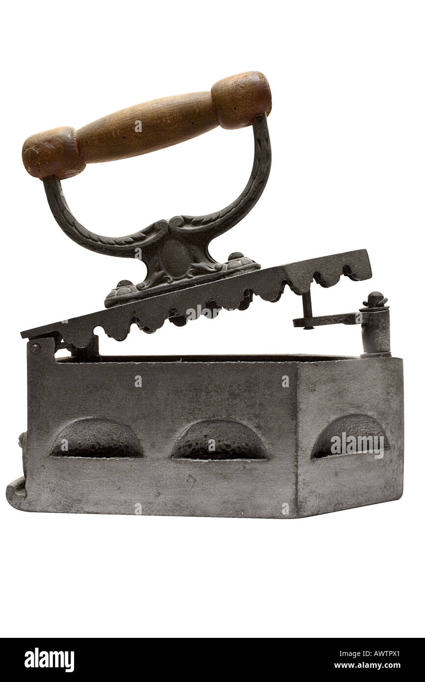 Vintage Flat Iron Stock Photo - Alamy