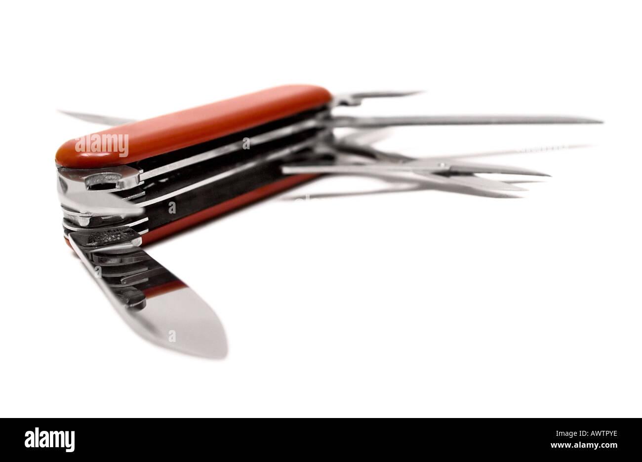 Swiss army knife side view hi-res stock photography and images - Alamy