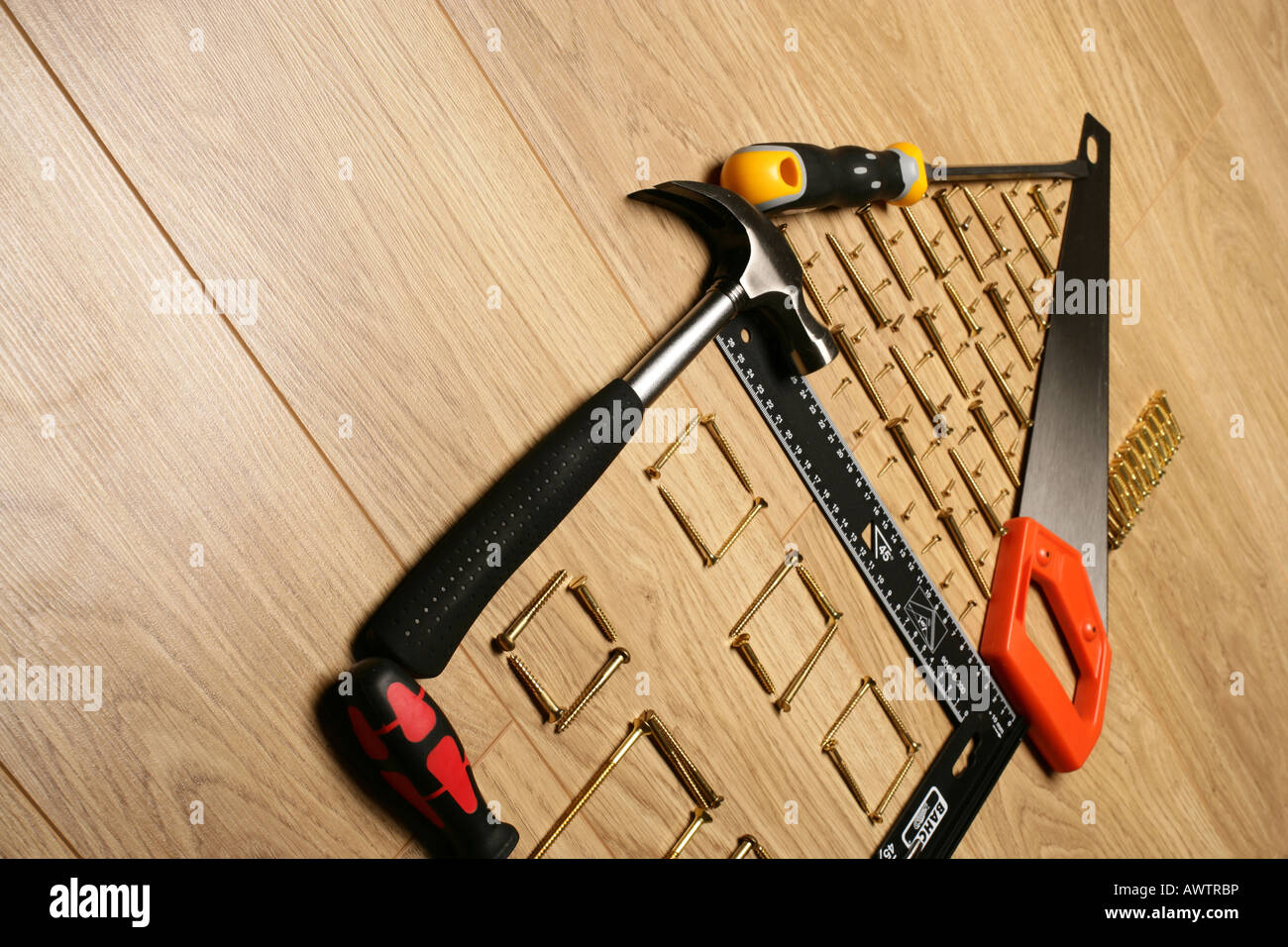 House made from tools hi-res stock photography and images - Alamy