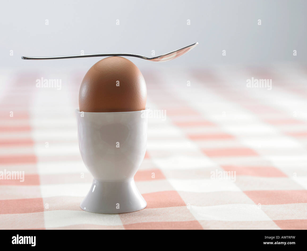 Half Boiled Eggs Stock Photo - Alamy