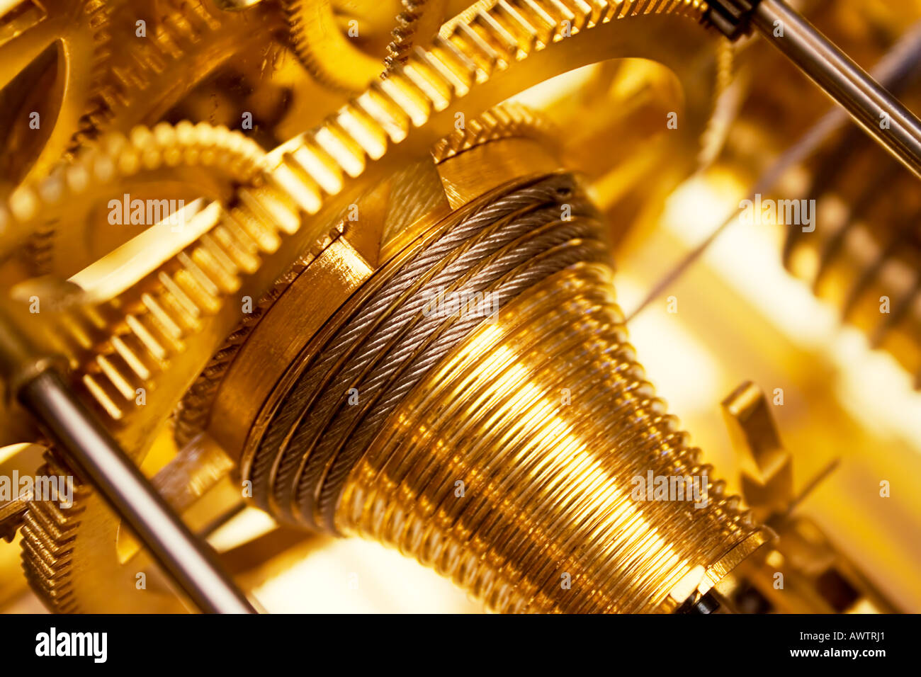 Miniature clock mechanism hi-res stock photography and images - Alamy