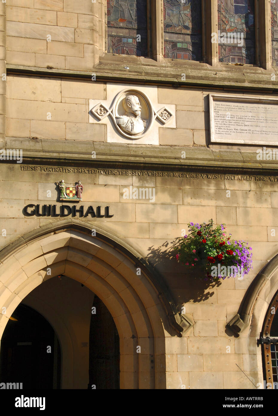 The Guildhall, Bore Street, Lichfield Staffordshire UK Stock Photo - Alamy