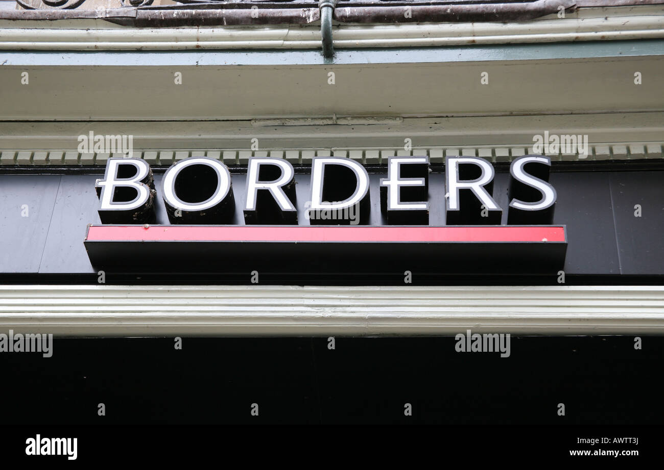 Borders book store hi-res stock photography and images - Alamy