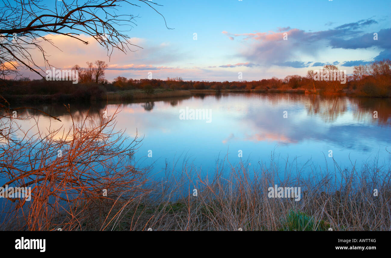 A view of the River Yare at Surlingham near Norwich in the Norfolk ...