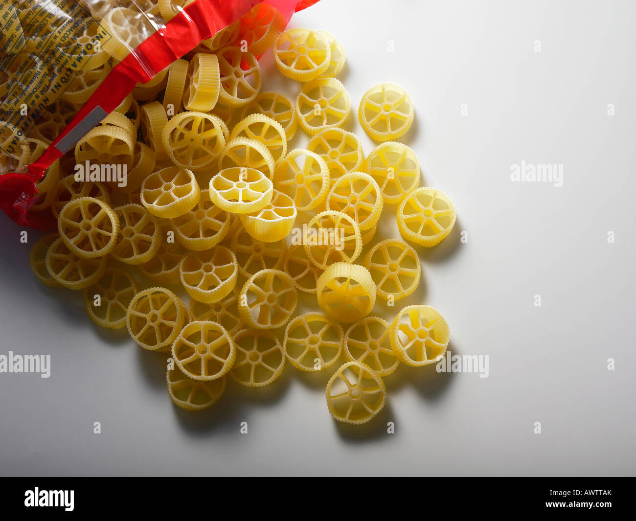 Wheel Wagon Pasta Stock Photo - Alamy