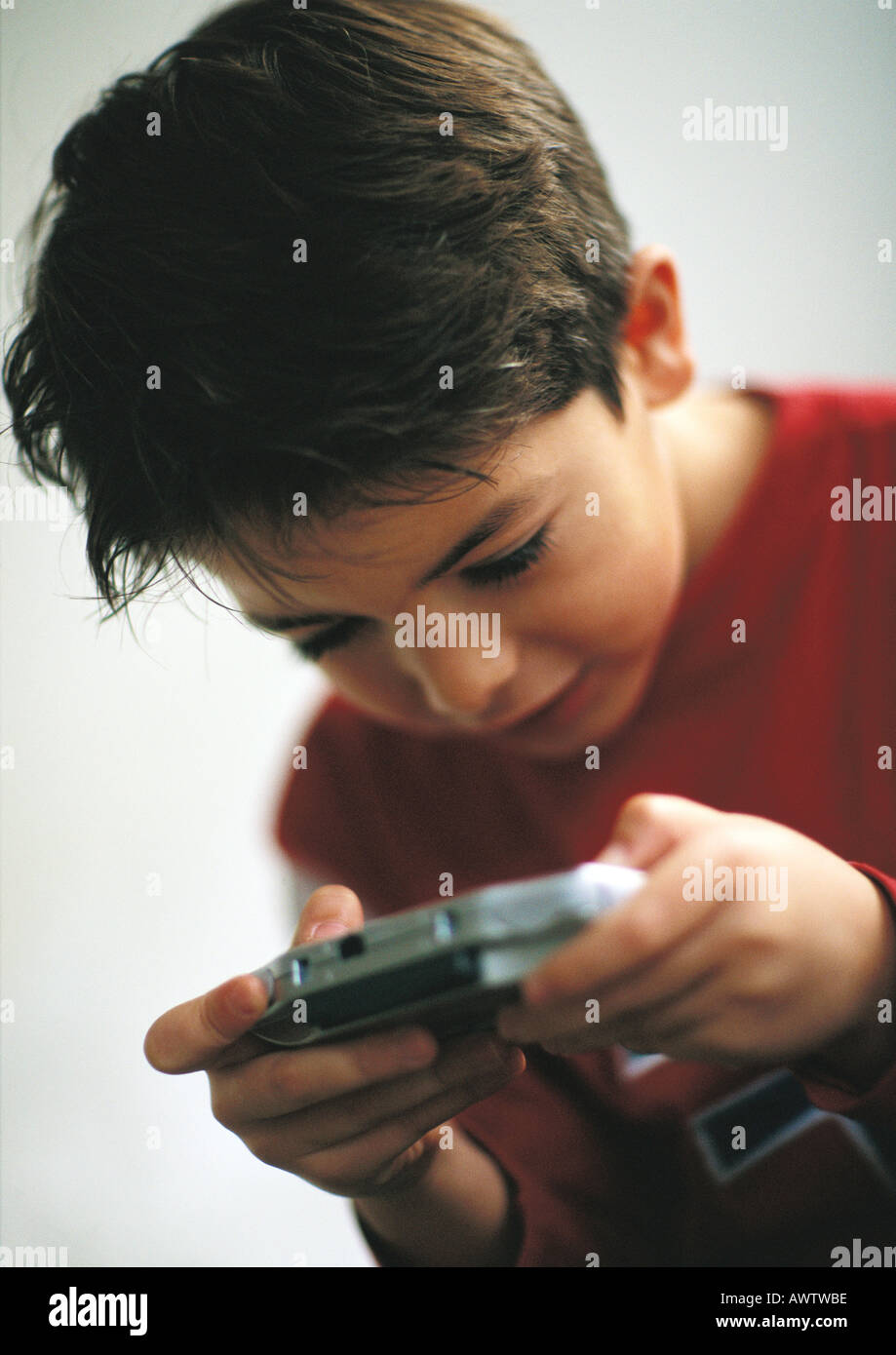 Boy video game low angle hi-res stock photography and images - Alamy