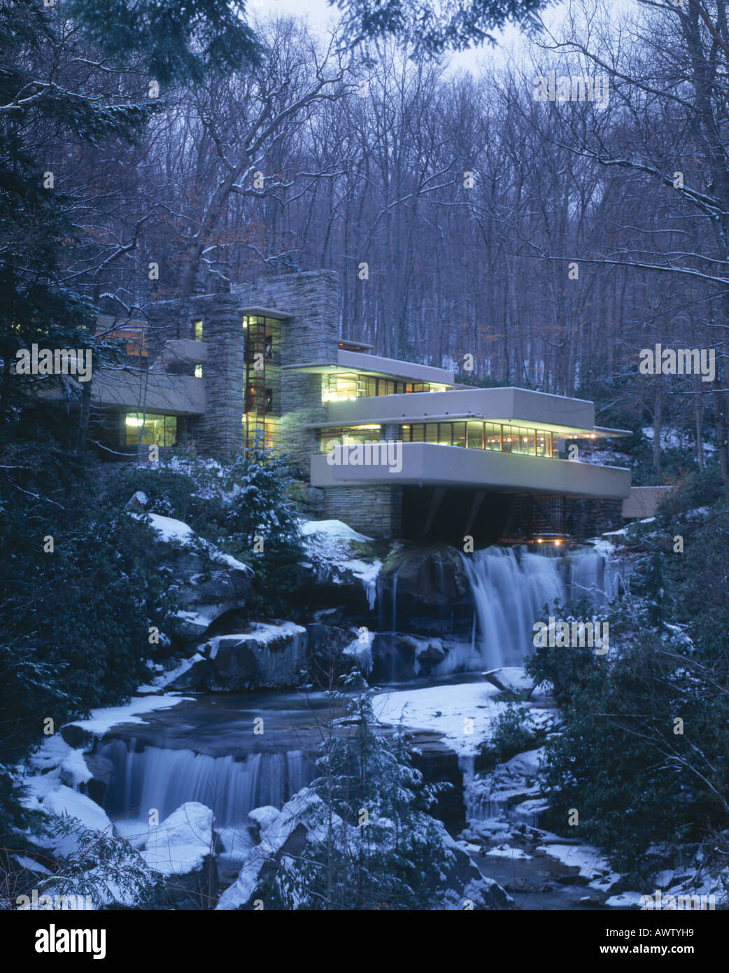 FALLING WATER, PENNSYLVANIA, USA Stock Photo - Alamy