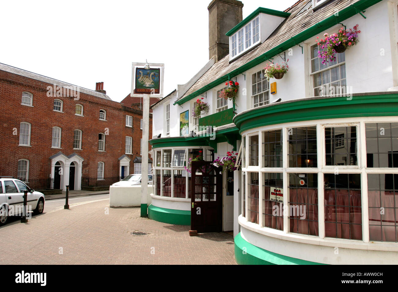 UK West Sussex Littlehampton Cob and Pen pub Stock Photo - Alamy