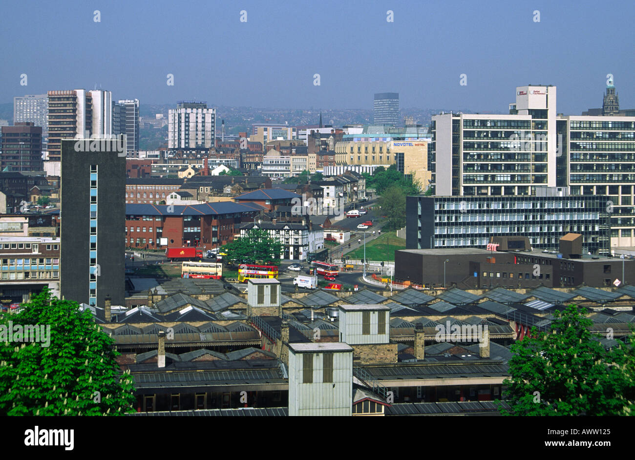City skyline Sheffield South Yorkshire England Stock Photo - Alamy
